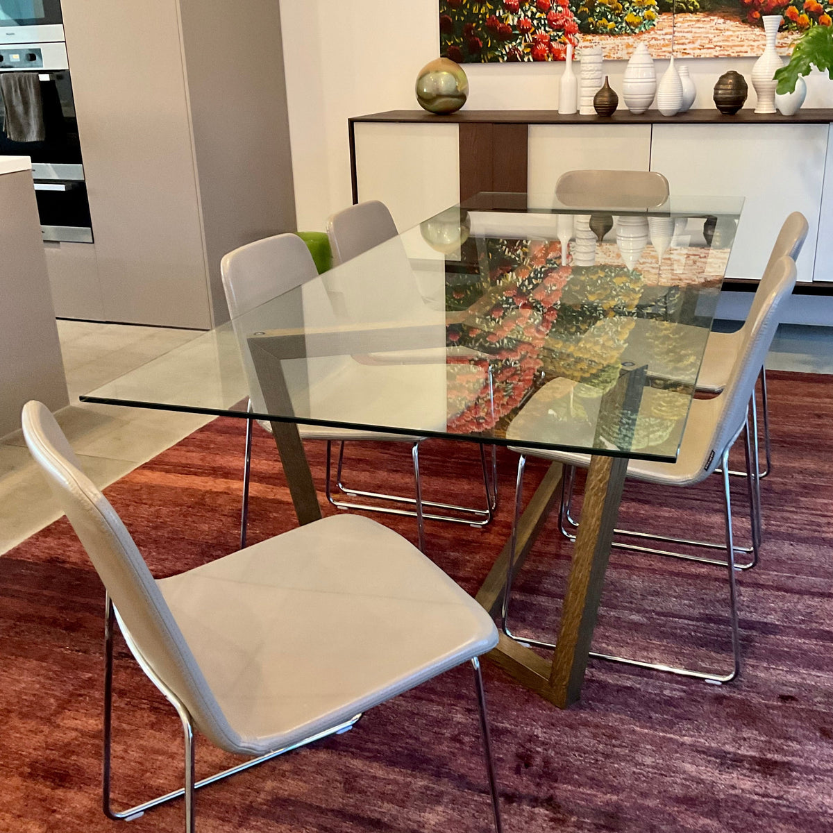 Atticus Dining Table by Andrew Lowe for Lowe Furniture through Hub – Home Furniture on Consignment