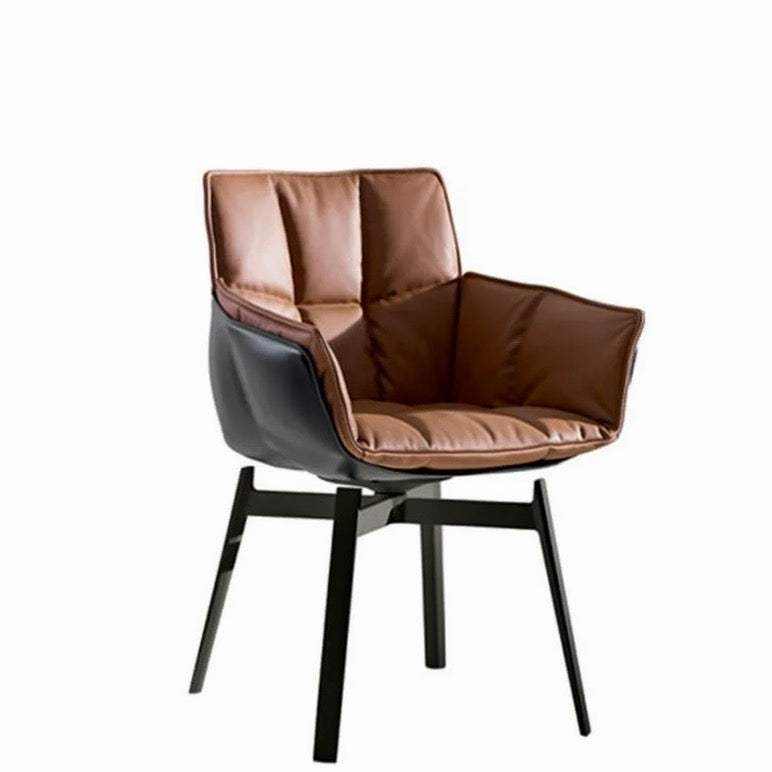 Set of FOUR Husk Swivel Chairs by Patricia Urquiola for B&B Italia (2 ...