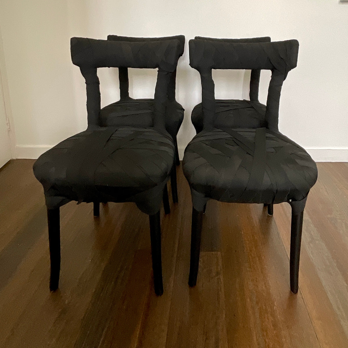 Set of FOUR Mummy Chairs by Peter Traag for Edra (2 sets available ...