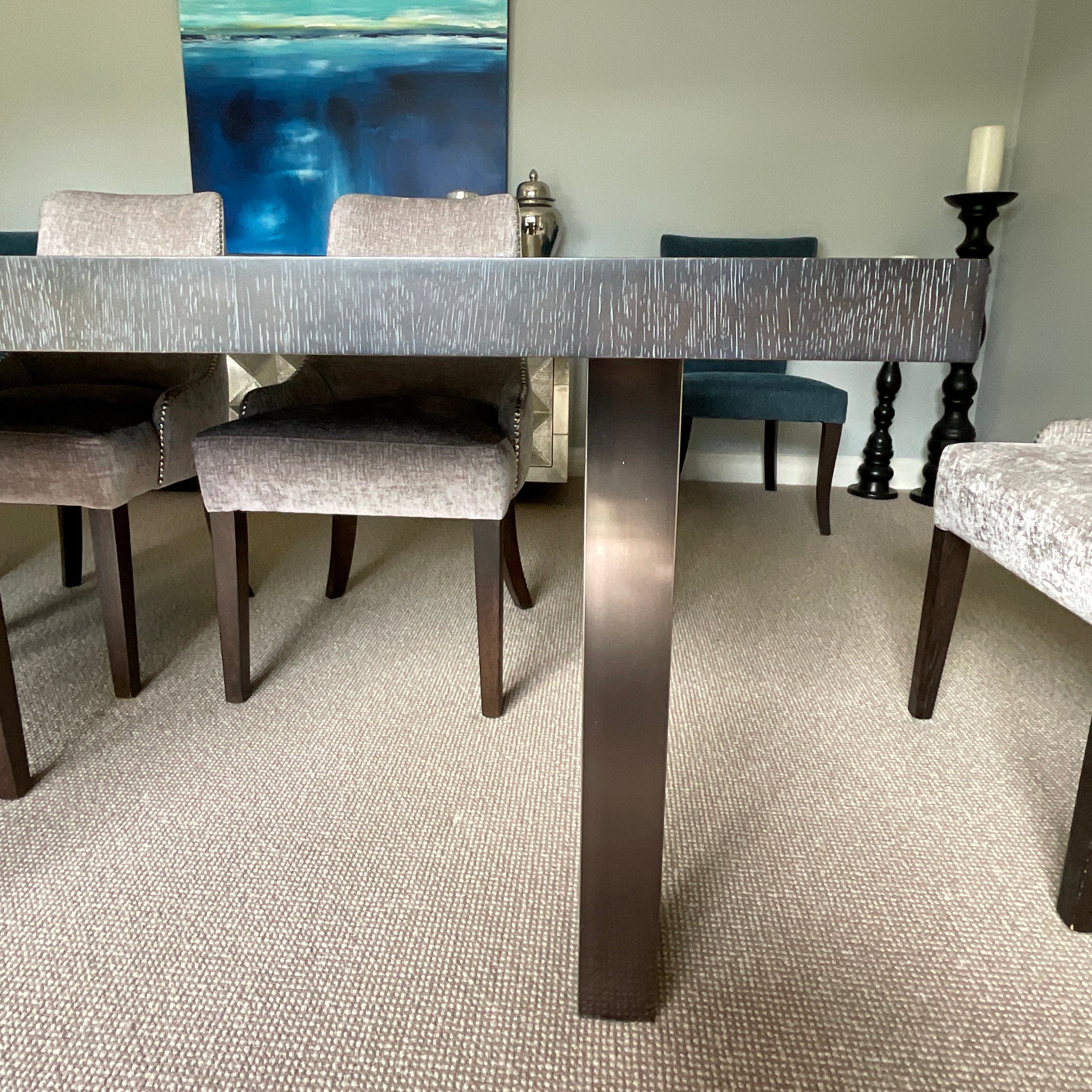 James Said Borghese Dining Table in Charcoal Oak | HFOC – Home ...