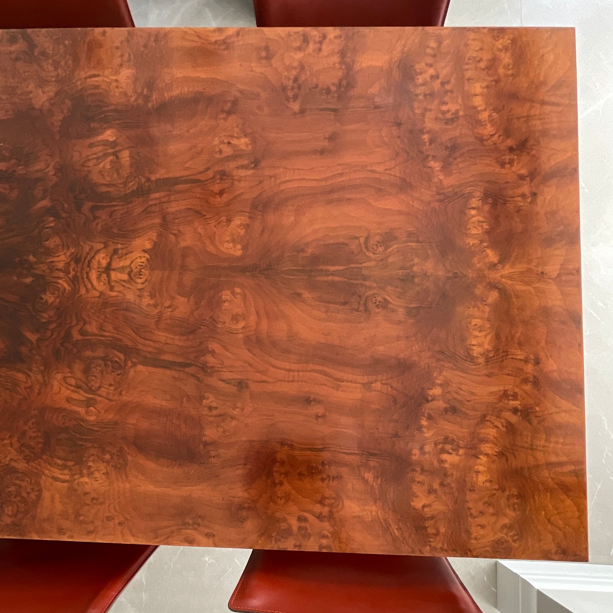 Eames Table Base with Custom Walnut Top – Home Furniture on Consignment