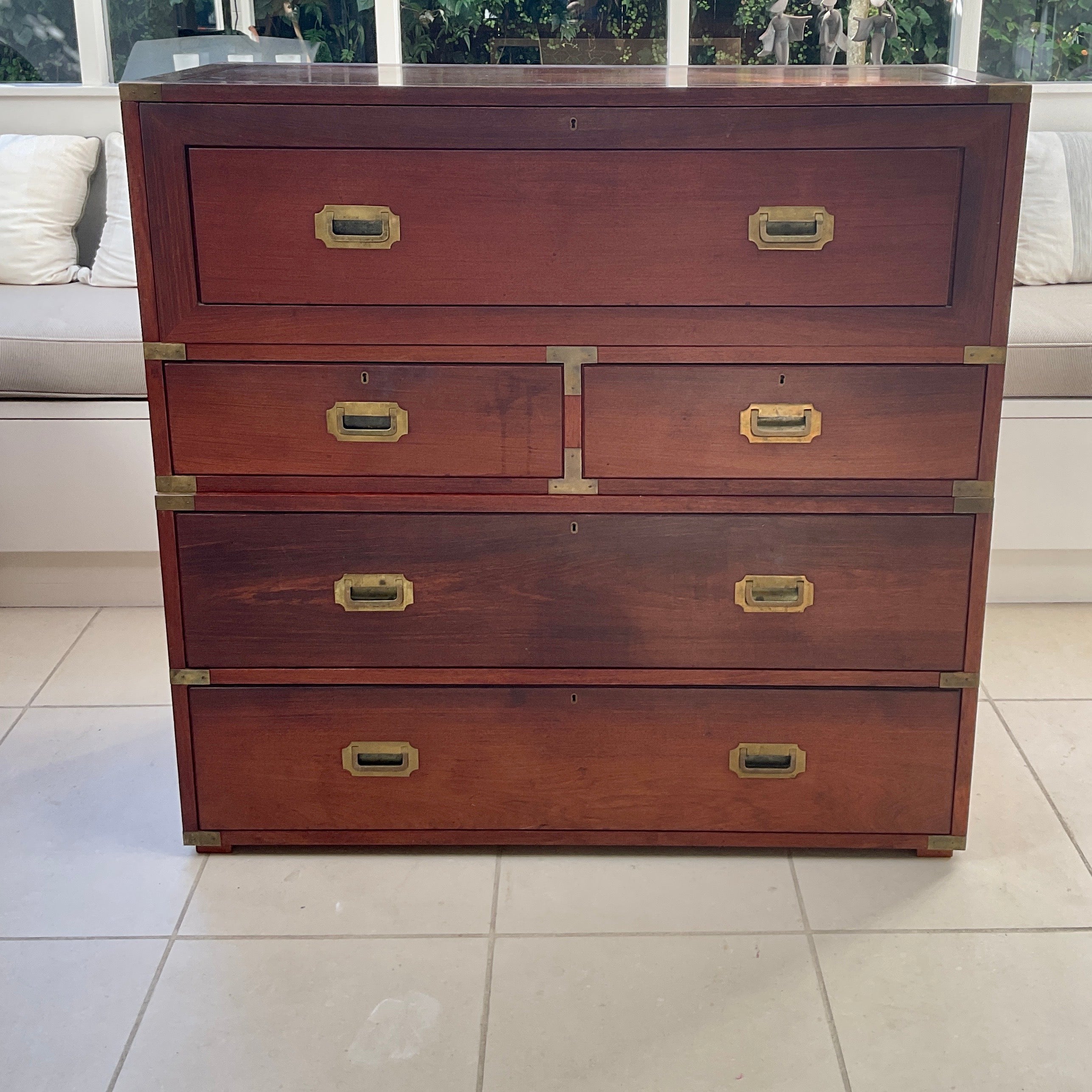 Vintage Military Campaign Chest and Secretariat Desk c1970 – Home ...