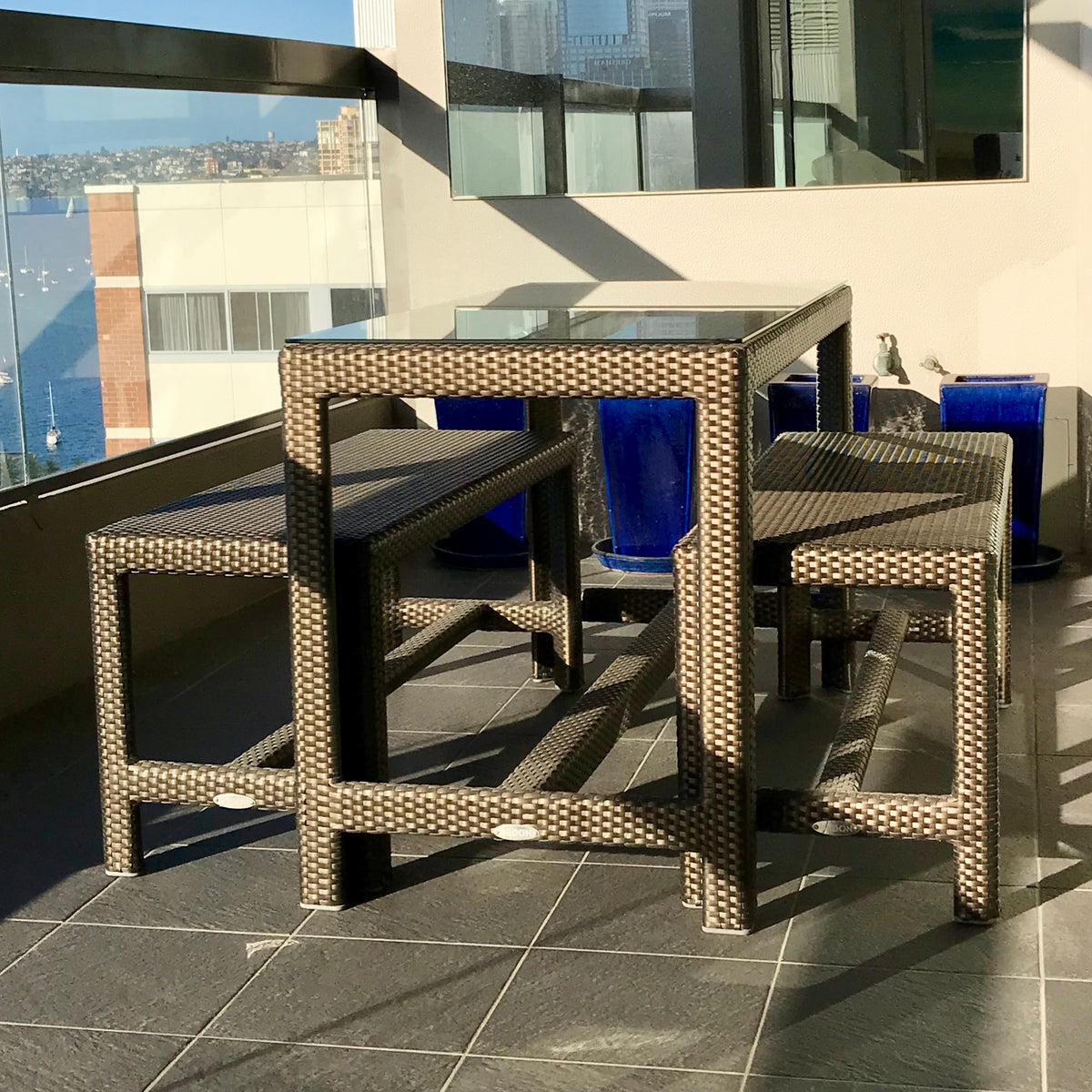 SOHO Table & Bench Seats by Dedon – Home Furniture on Consignment