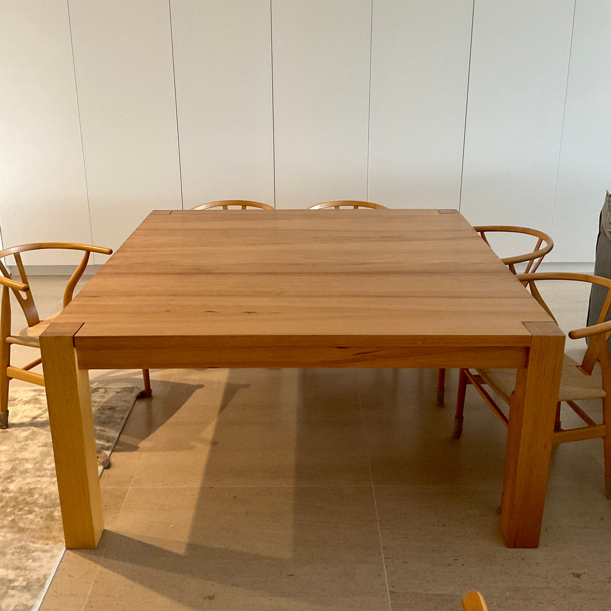 Custom Square Dining Table by Mark Tuckey – Home Furniture on Consignment