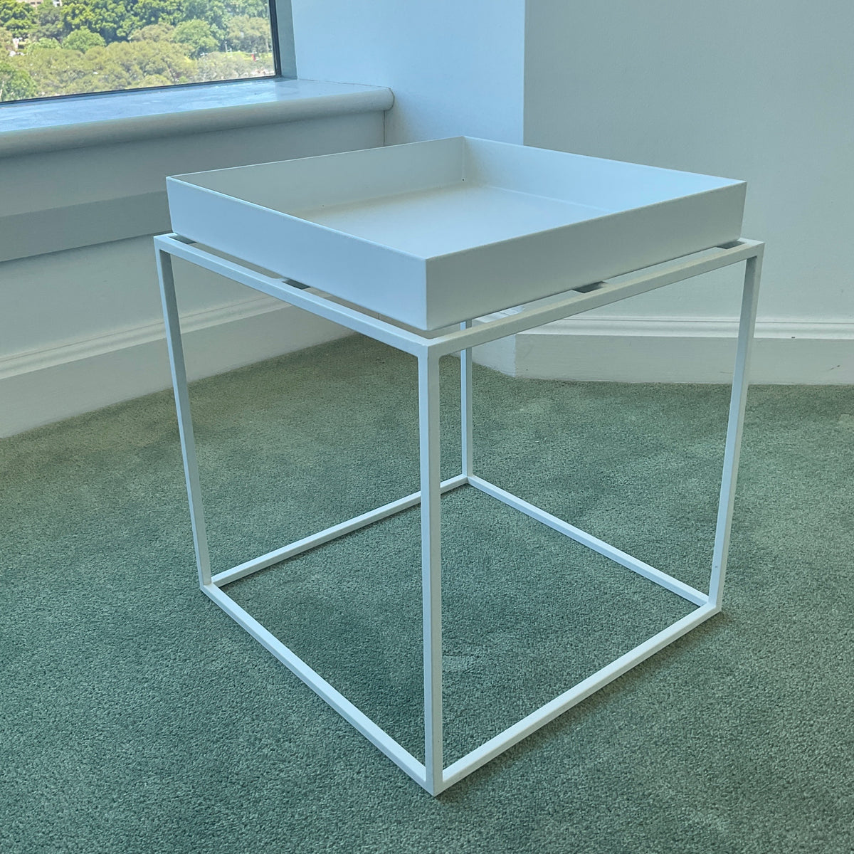 Small Tray Table by Hay - White – Home Furniture on Consignment