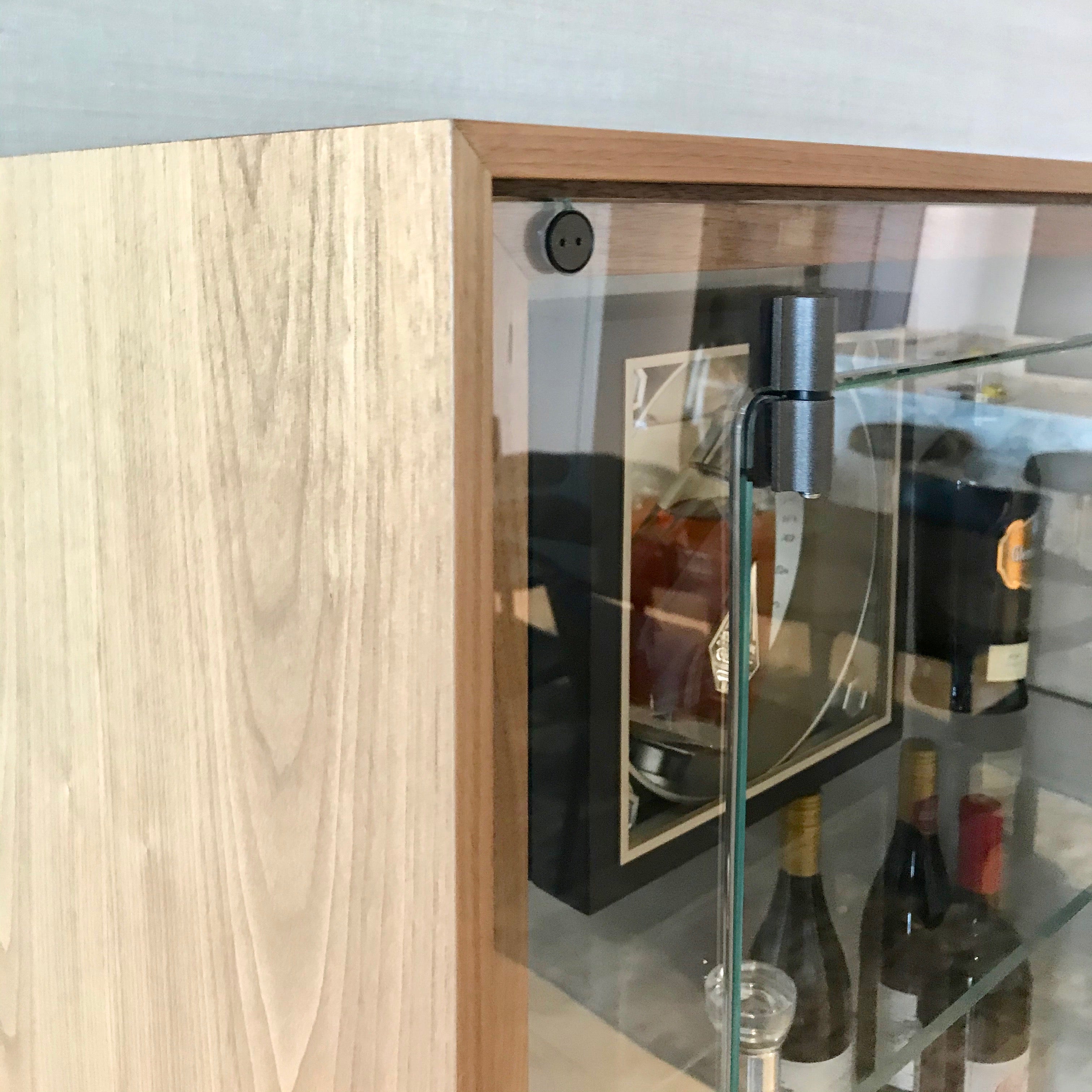 Giorgetti Ael Walnut Display Cabinet | HFOC – Home Furniture on Consignment